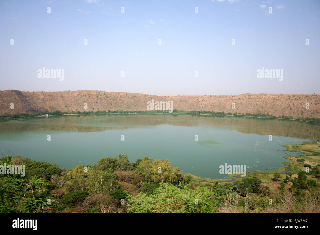 Lake Lonar Crater Stock Photo - Alamy