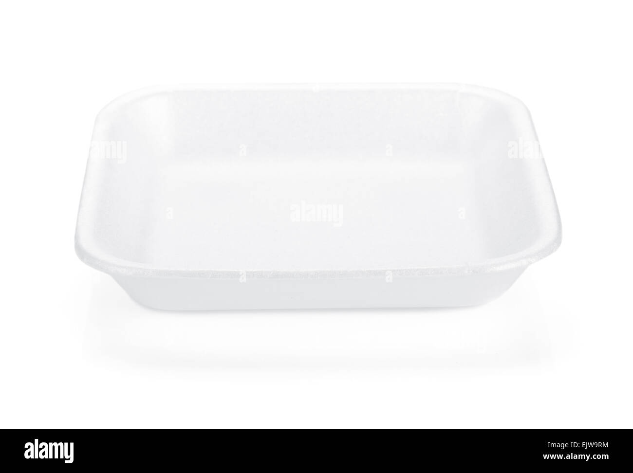Empty food tray. Isolated on white background Stock Photo - Alamy