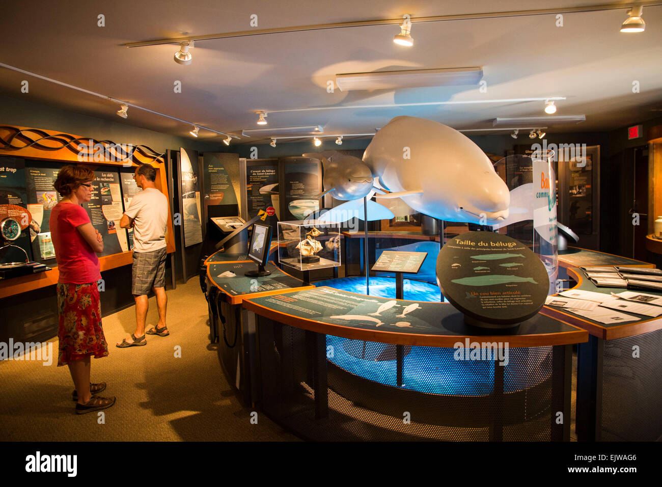 Visitor center in the Baie-Sainte-Marguerite Sector, Parc National du ...