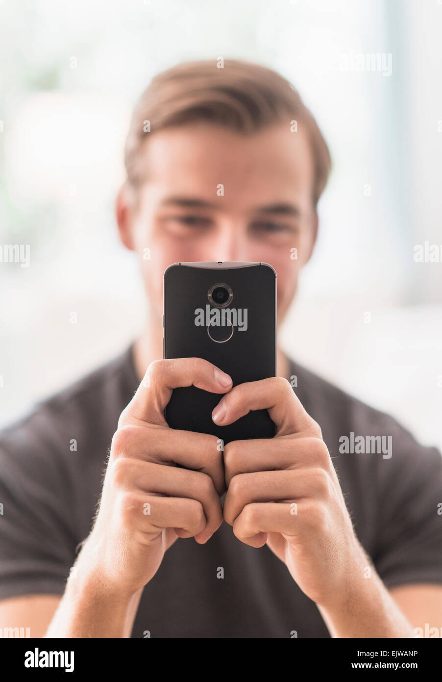 Human and phones hi-res stock photography and images - Alamy
