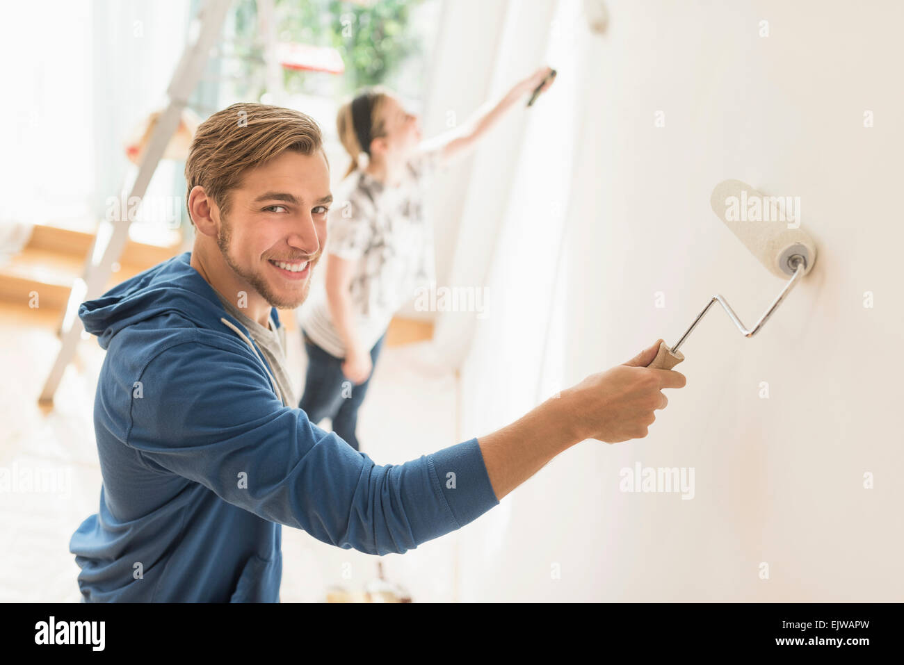 Man wall painting hi-res stock photography and images - Alamy