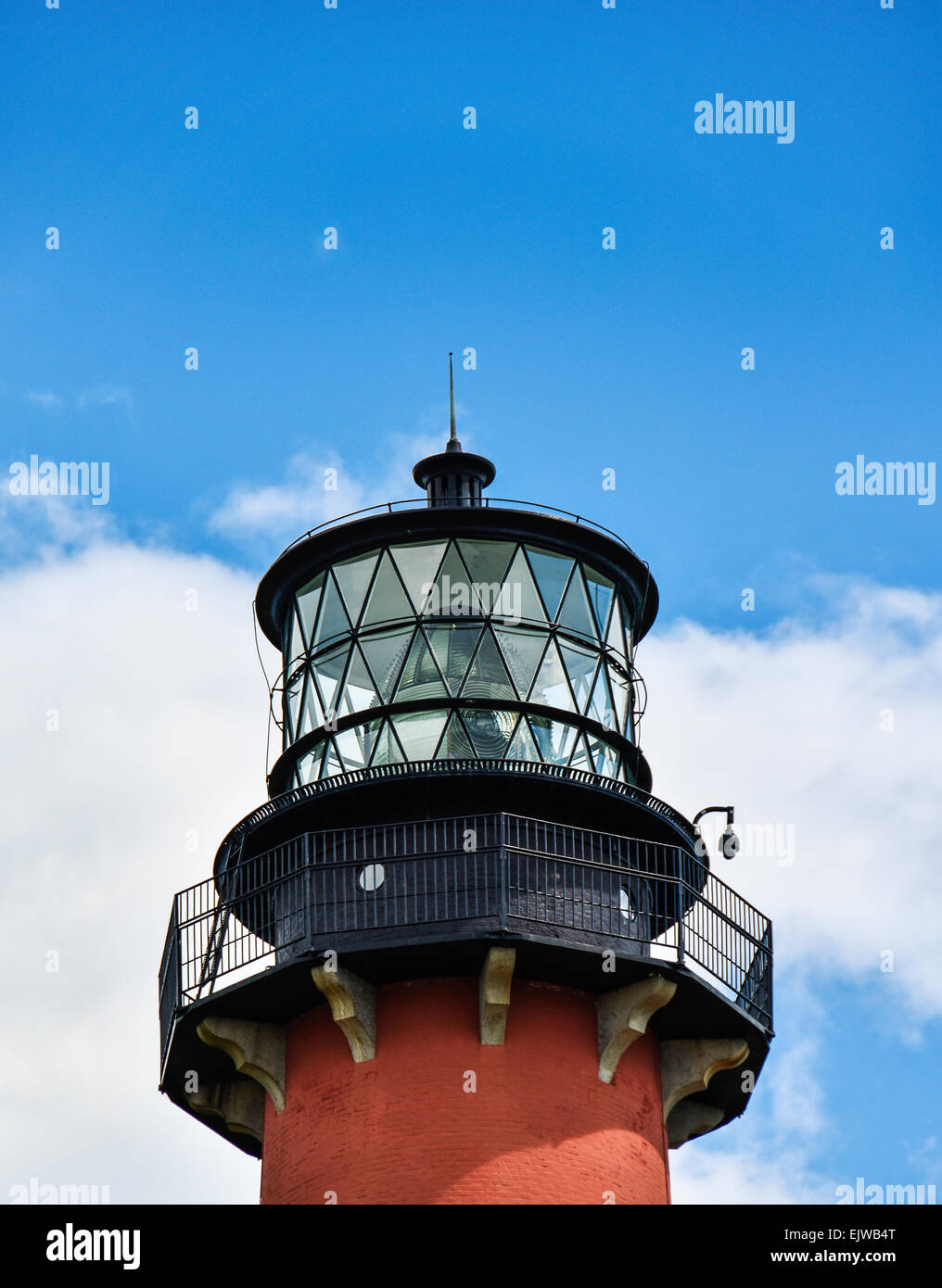 USA, Florida, Palm Beach, High section of lighthouse Stock Photo - Alamy