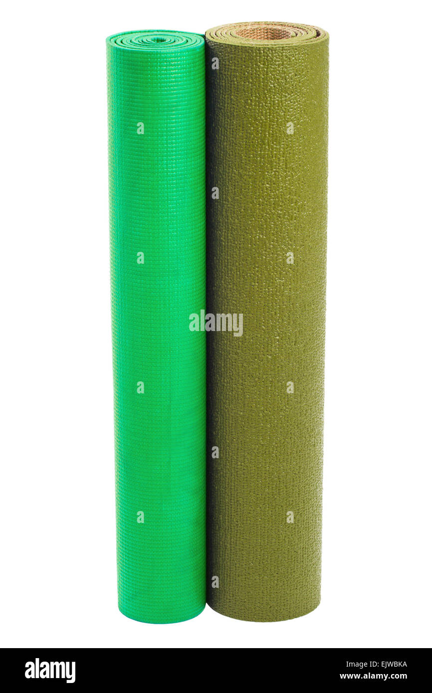 Two yoga mats Stock Photo - Alamy