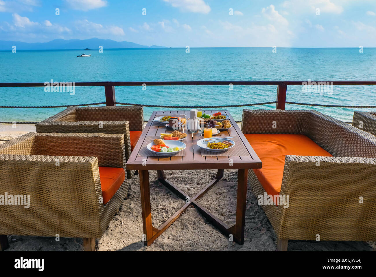 Tropical breakfast buffet hi-res stock photography and images - Alamy