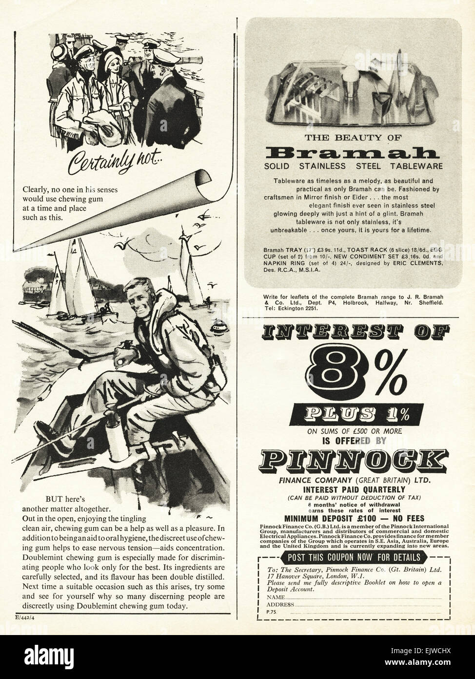 1960s advertisements full page of adverts typical of the period dated ...
