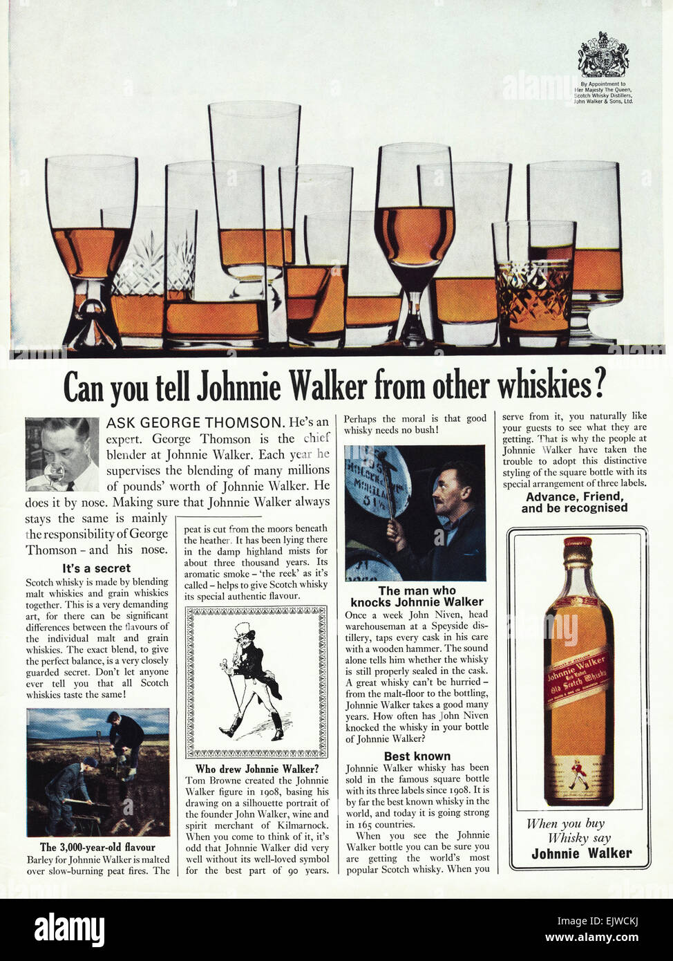 Johnnie walker advert hi-res stock photography and images - Alamy