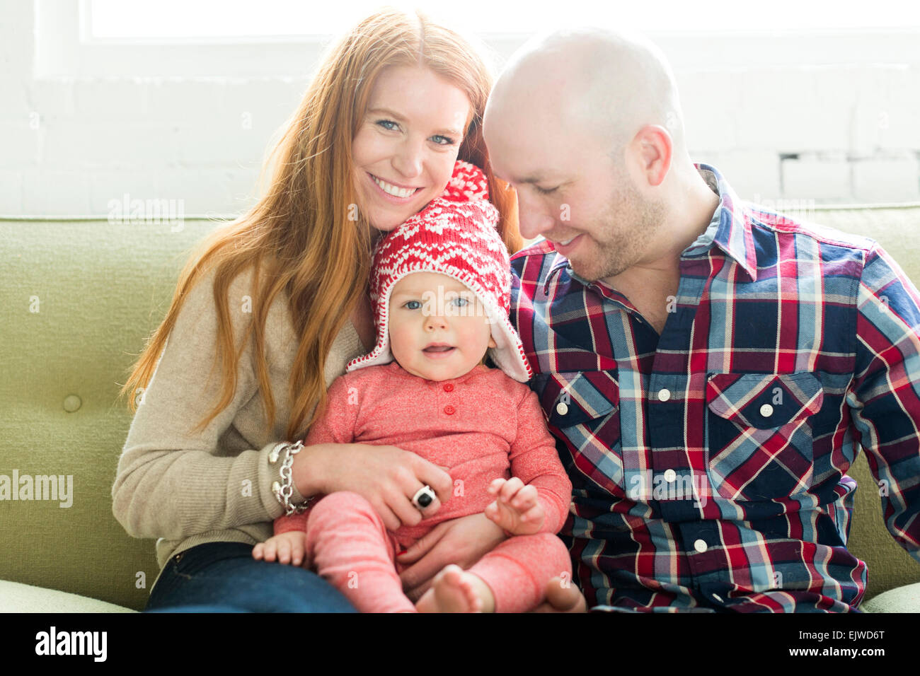 Family with baby son (2-3 Stock Photo - Alamy