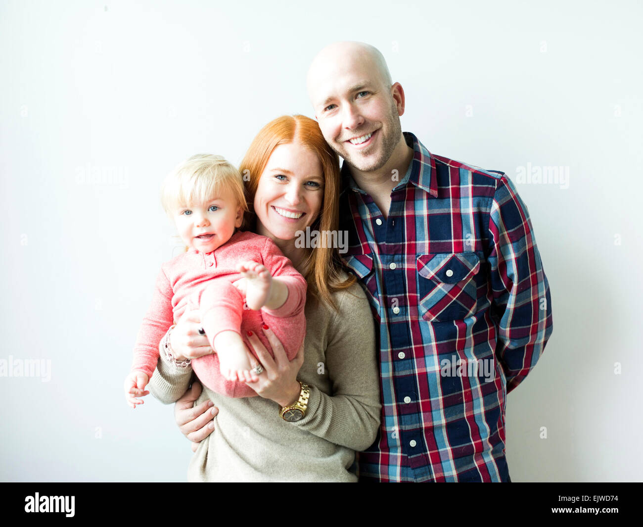 Family with baby son (2-3 Stock Photo - Alamy