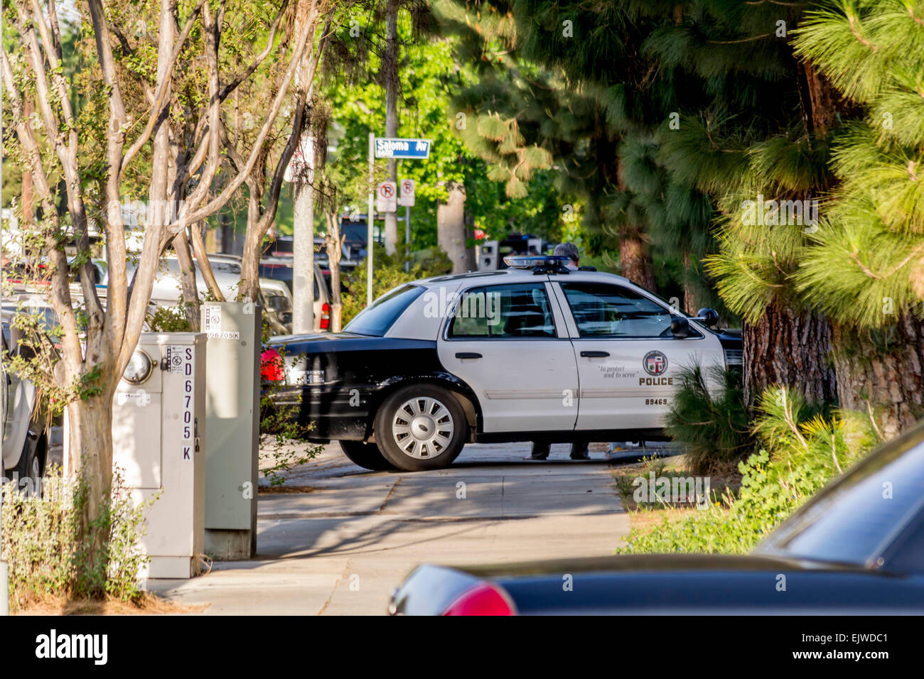 Los angeles police car hi-res stock photography and images - Alamy