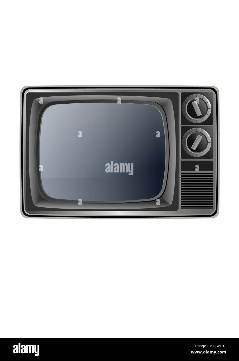 TV flat screen lcd, plasma realistic illustration Stock Photo - Alamy