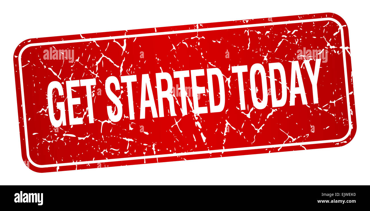 Start stamp square grunge Cut Out Stock Images & Pictures - Alamy
