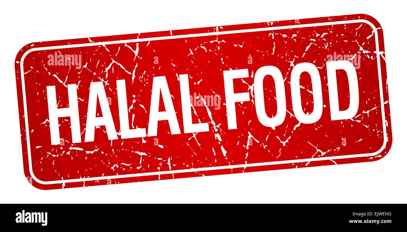 Halal food rubber stamp hi-res stock photography and images - Alamy