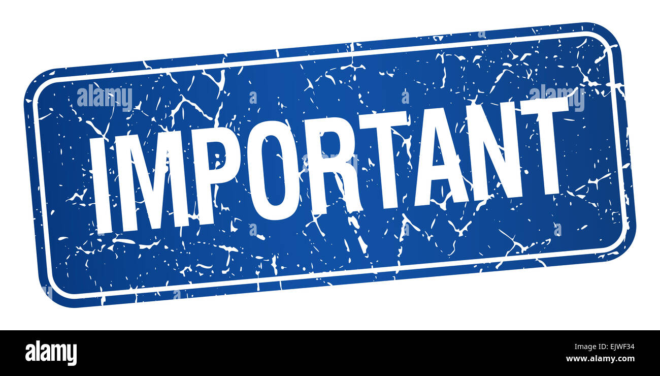 important blue square grunge textured isolated stamp Stock Photo - Alamy