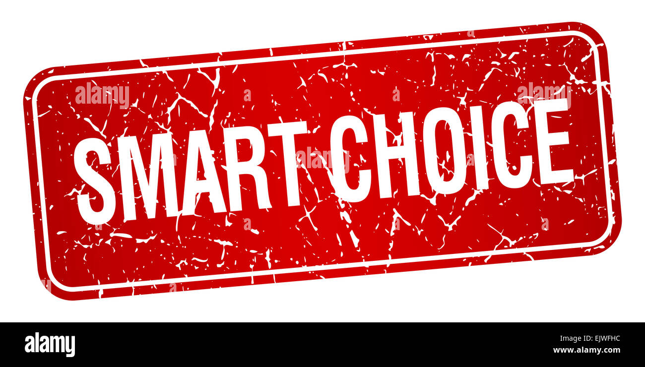 Smart choice rubber stamp hi-res stock photography and images - Alamy