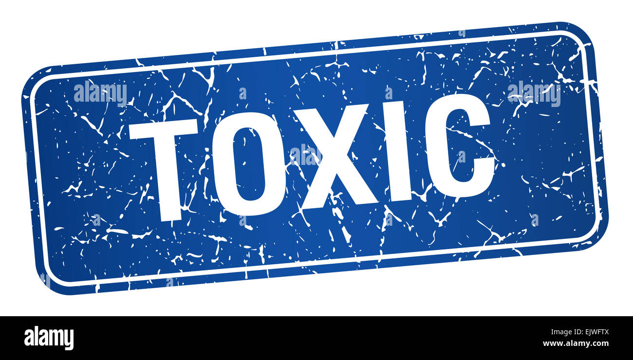 toxic blue square grunge textured isolated stamp Stock Photo - Alamy