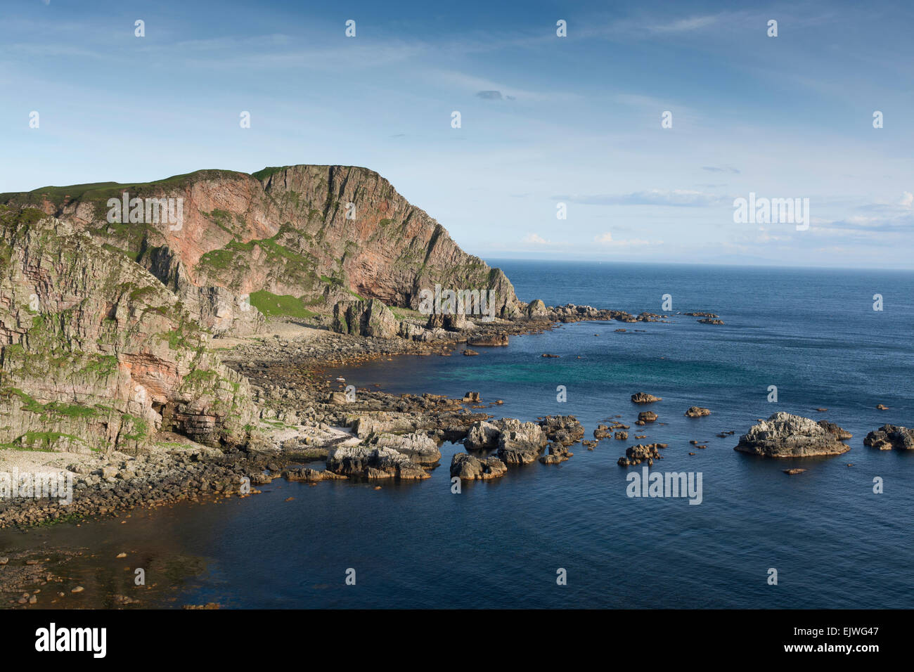 mull of oa isle of islay cliffs and nature reserve Stock Photo - Alamy
