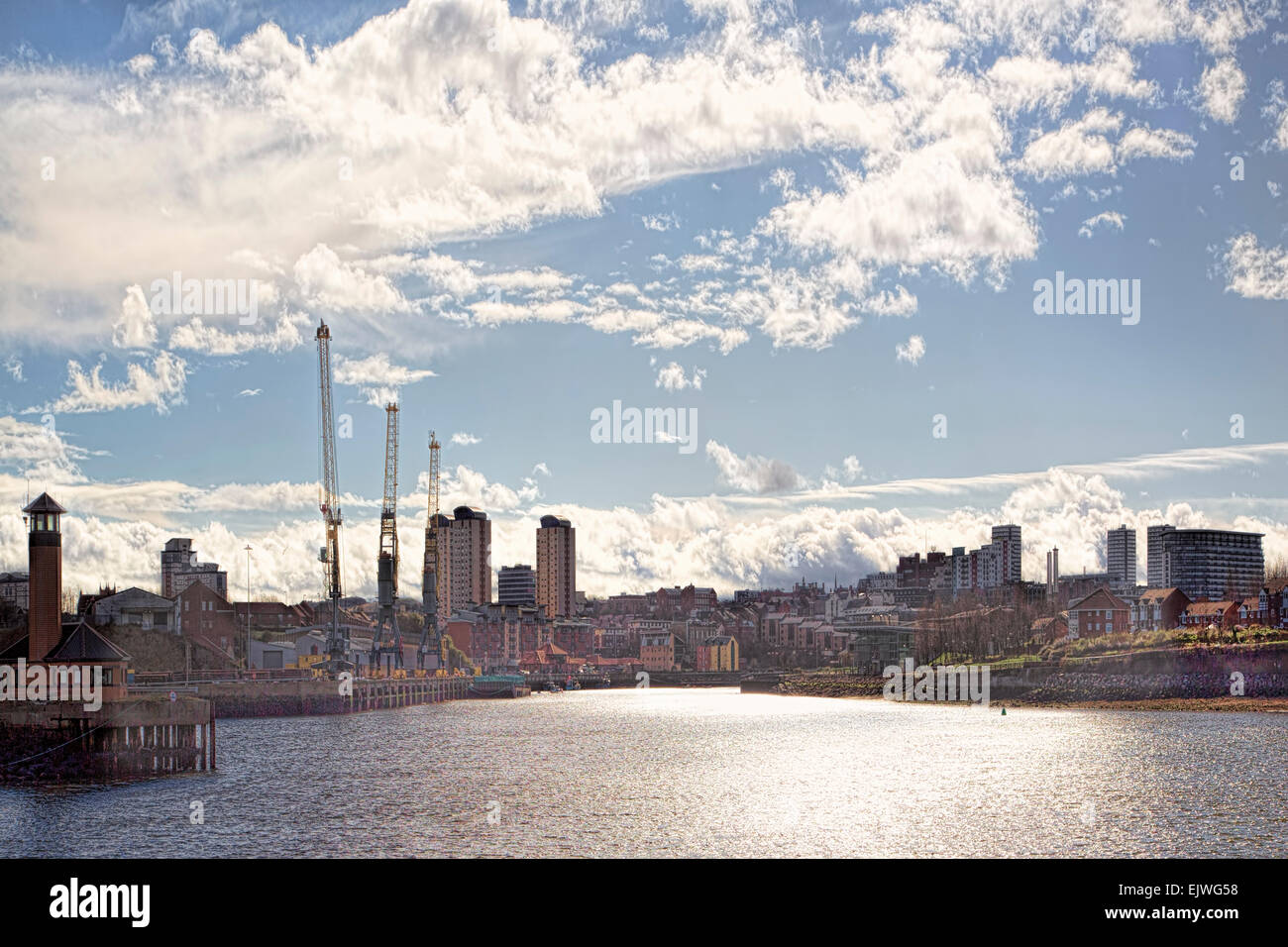 Sunderland wear dock hi-res stock photography and images - Alamy