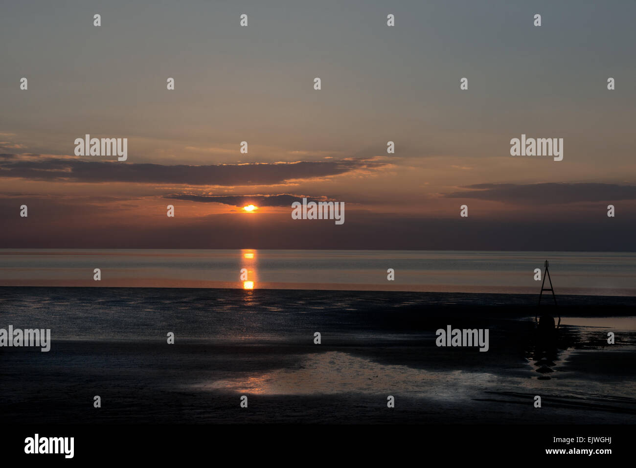 Beach sunset norfolk hi-res stock photography and images - Alamy