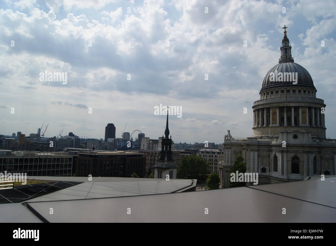 A view of London with St Paul's in the forefront Stock Photo - Alamy