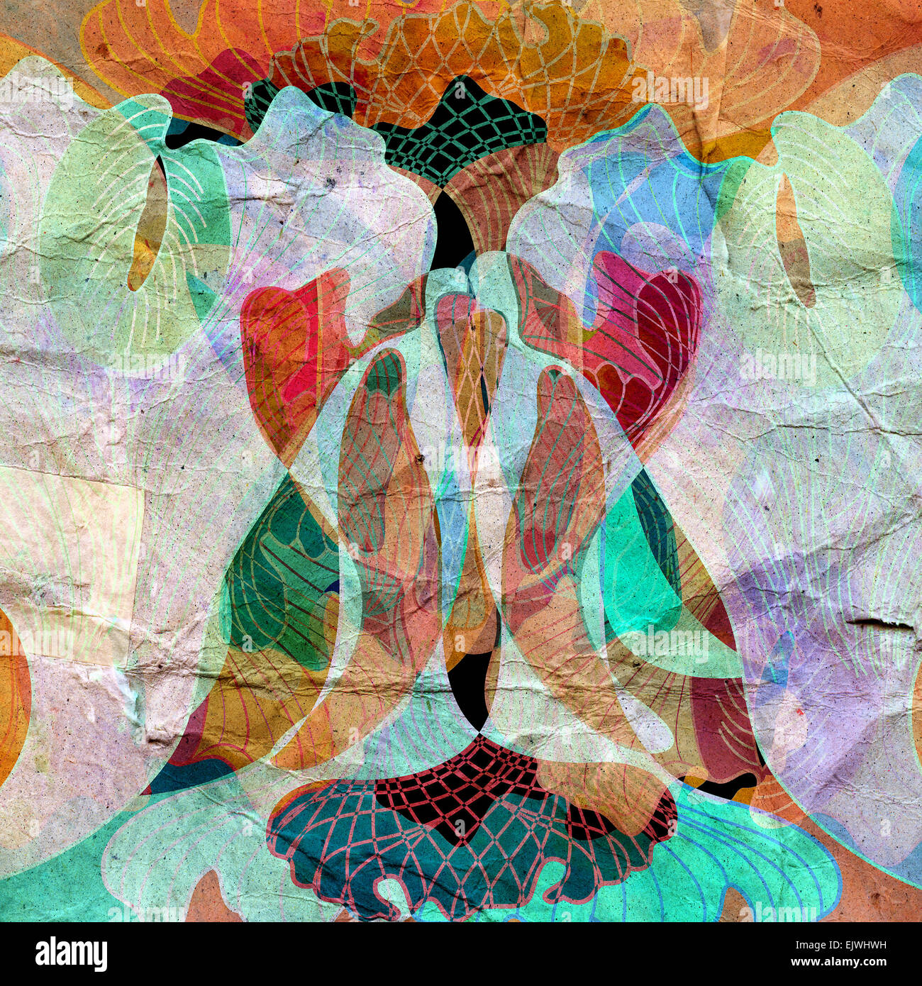 graphic a abstract background with different elements Stock Photo - Alamy