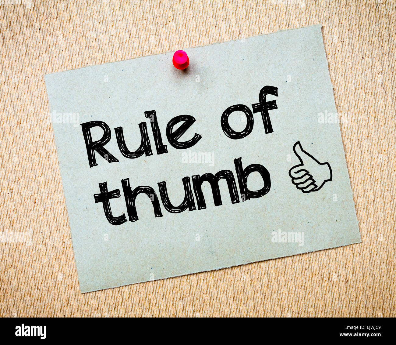 Rule of thumb hi-res stock photography and images - Alamy