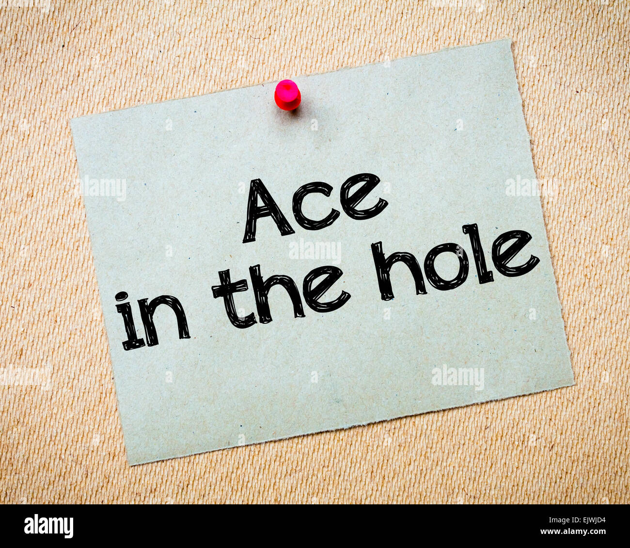 Ace in the hole hi-res stock photography and images - Alamy