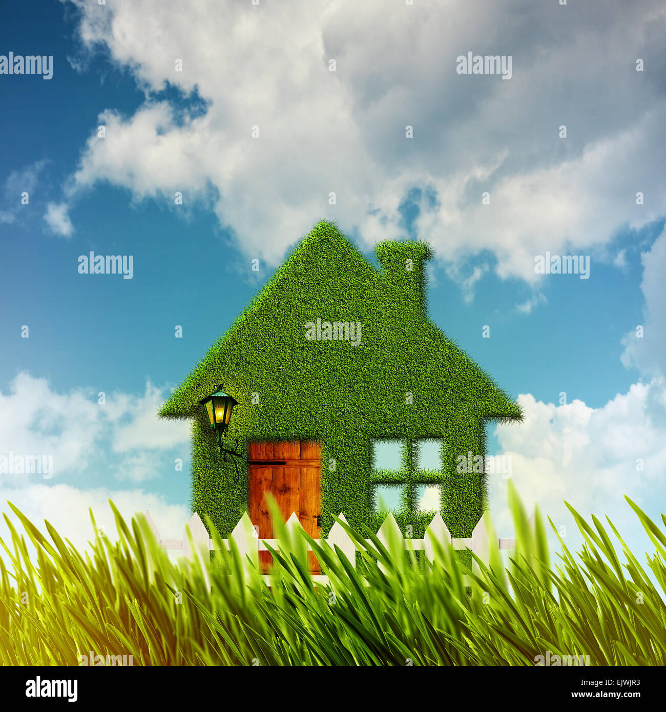 Green House. Environmental backgrounds for your design Stock Photo - Alamy