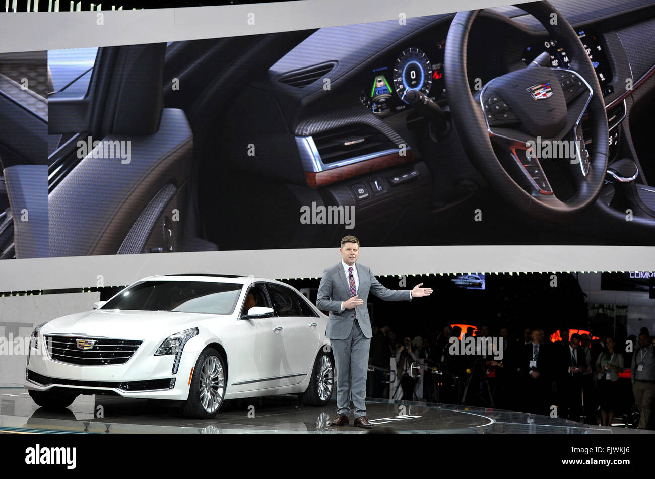 New York, USA. 1st Apr, 2015. Andrew Smith, executive director of ...