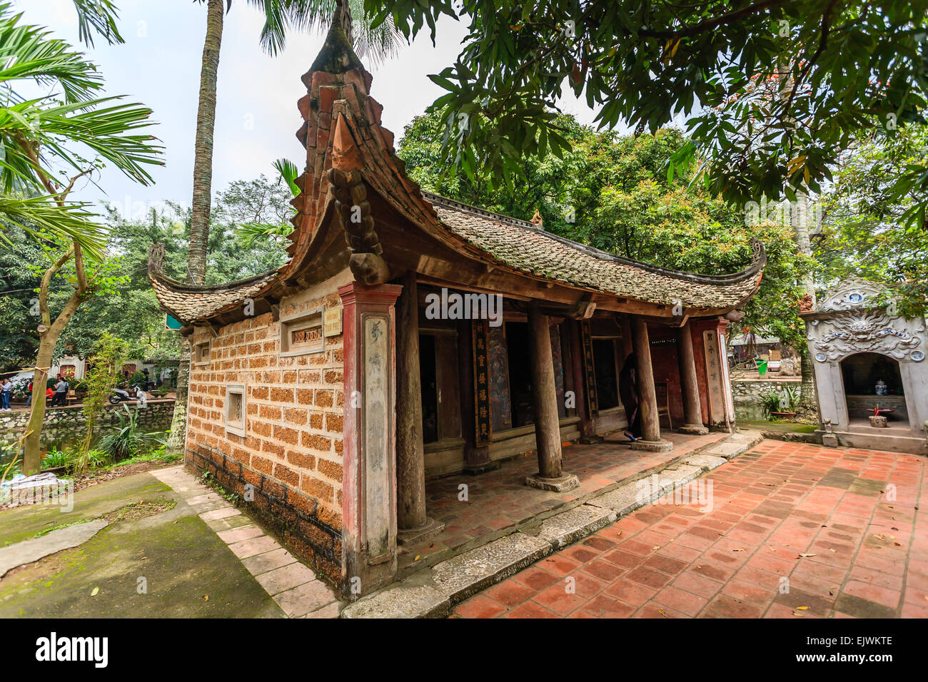 Vietnam temple in Hanoi, Vietnam Stock Photo - Alamy