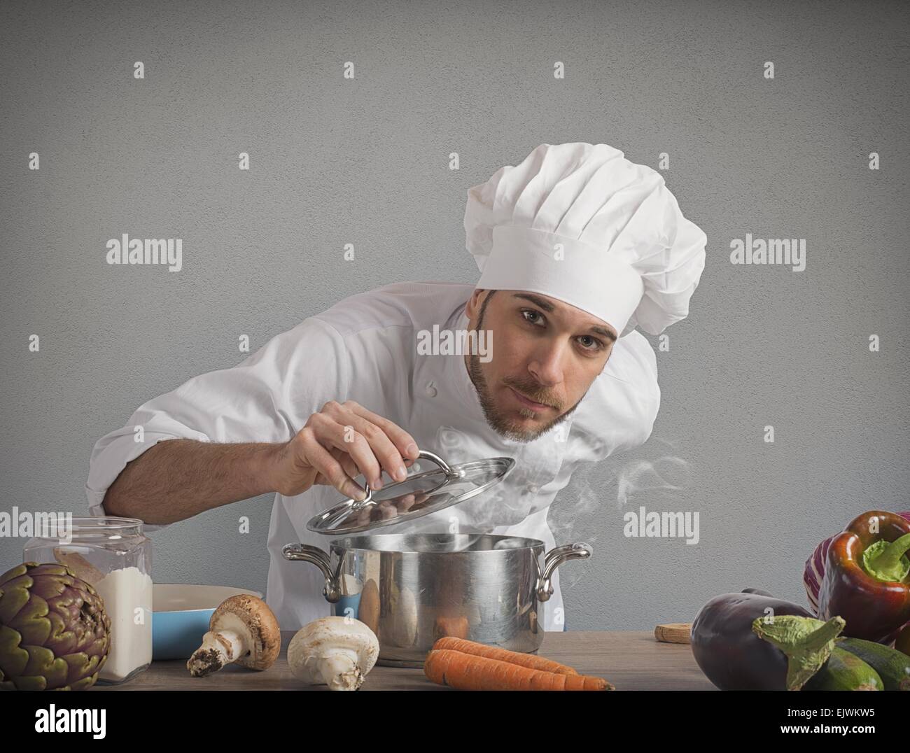 Chef will delight Stock Photo - Alamy