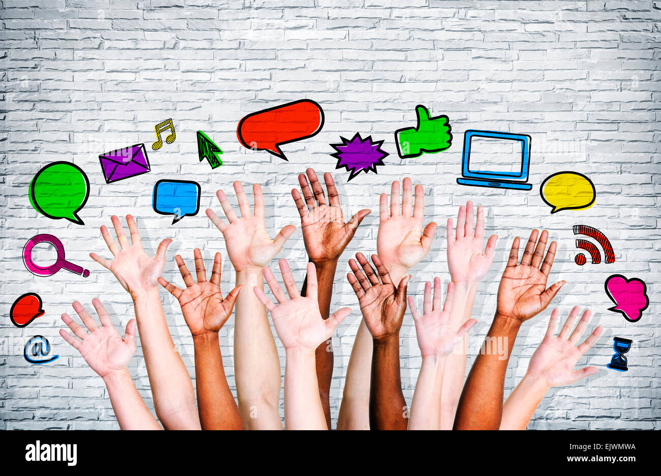 Social networking icons Stock Photo - Alamy