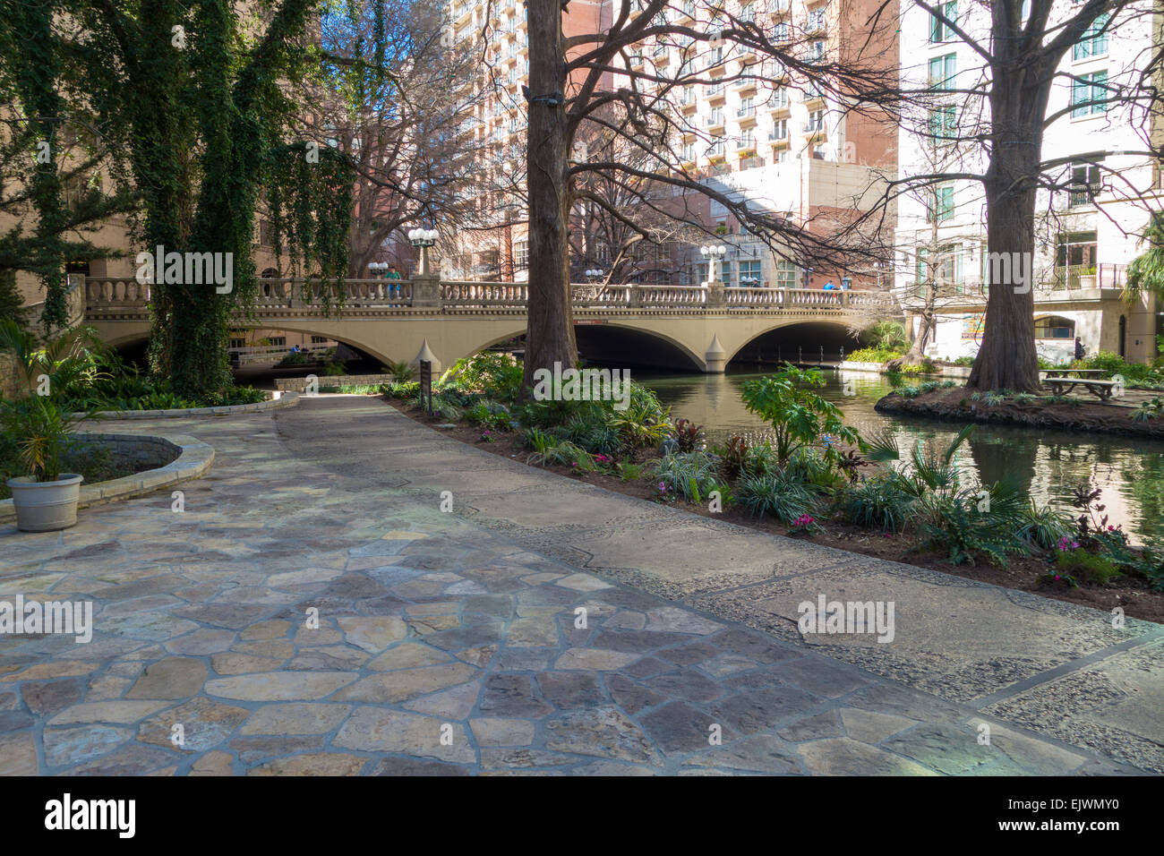 The San Antonio River Walk is a network of walkways along the banks of ...