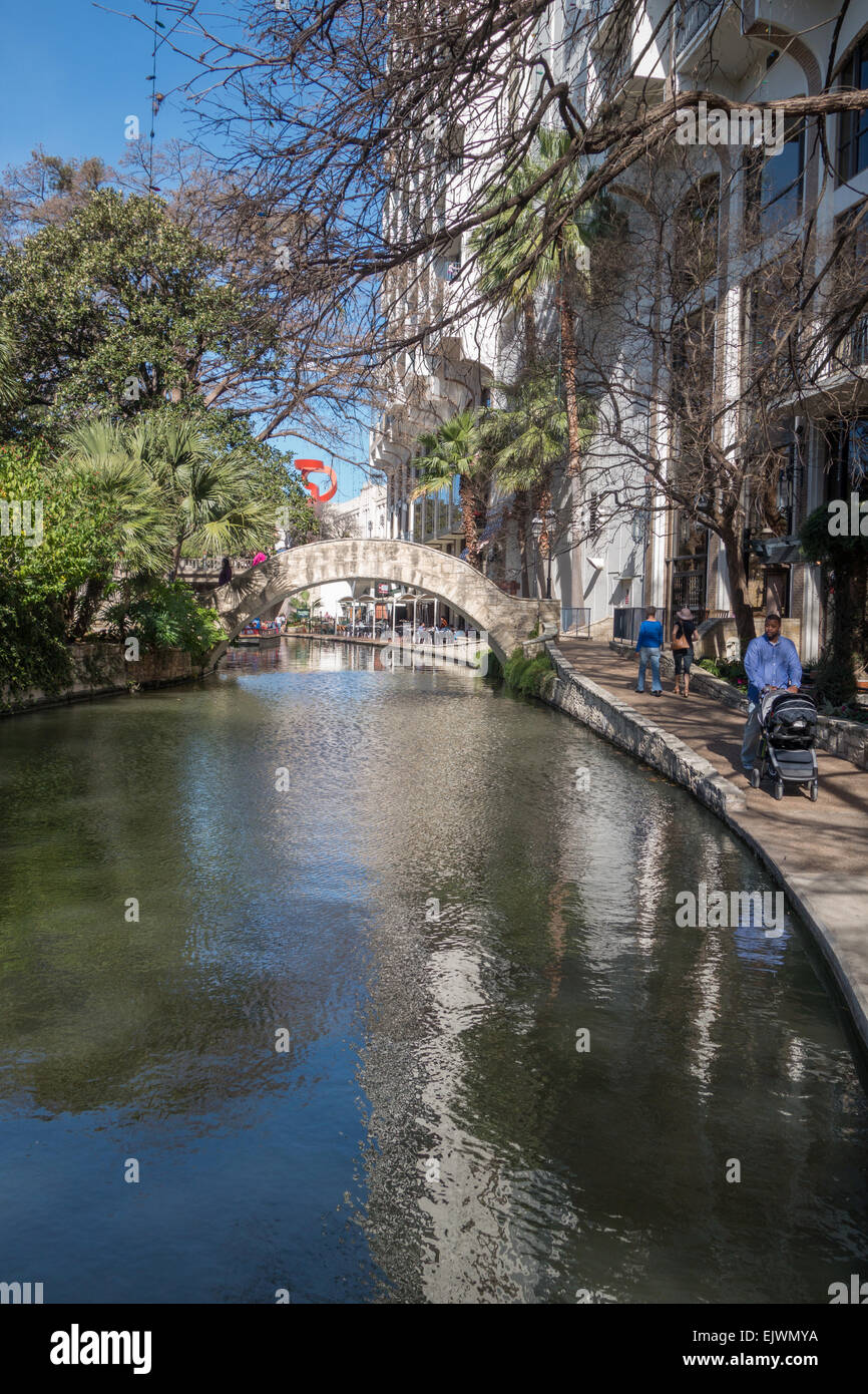 The San Antonio River Walk is a network of walkways along the banks of ...