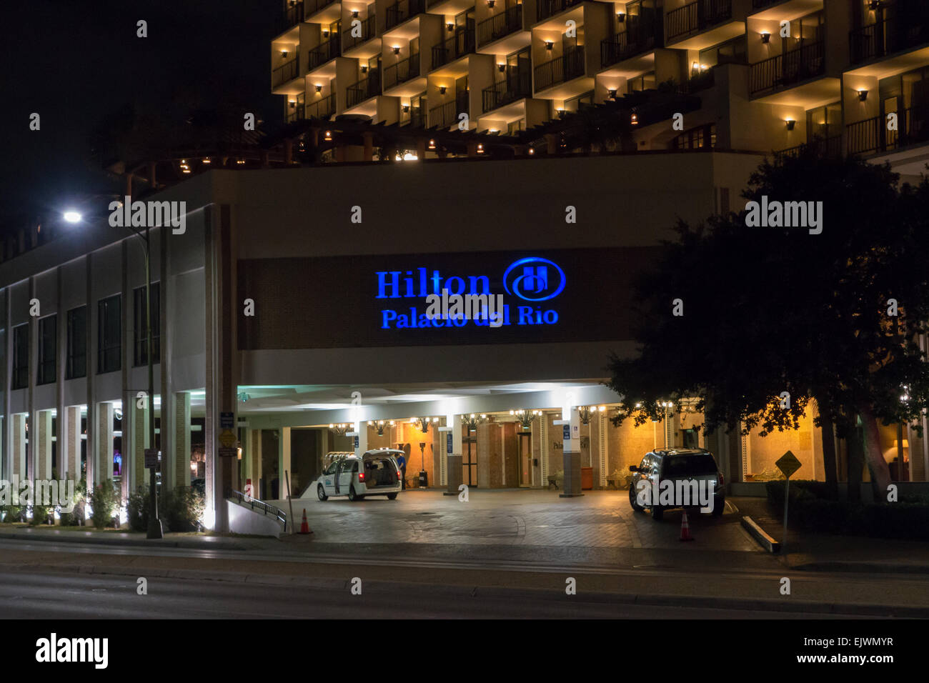 Hilton Palacio del Rio San Antonio Texas Stock Photo - Alamy
