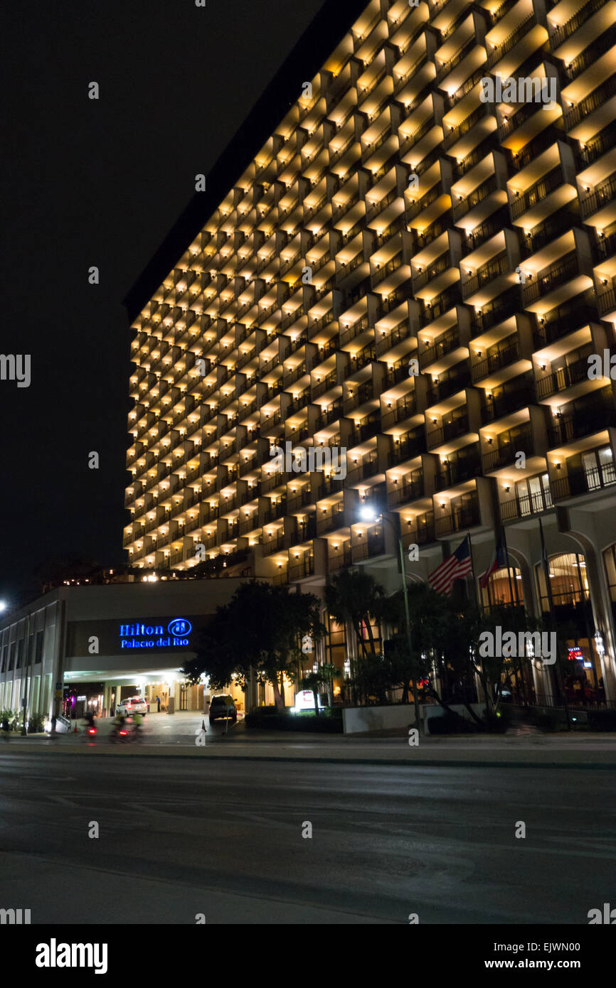 Hilton Palacio del Rio San Antonio Texas Stock Photo - Alamy