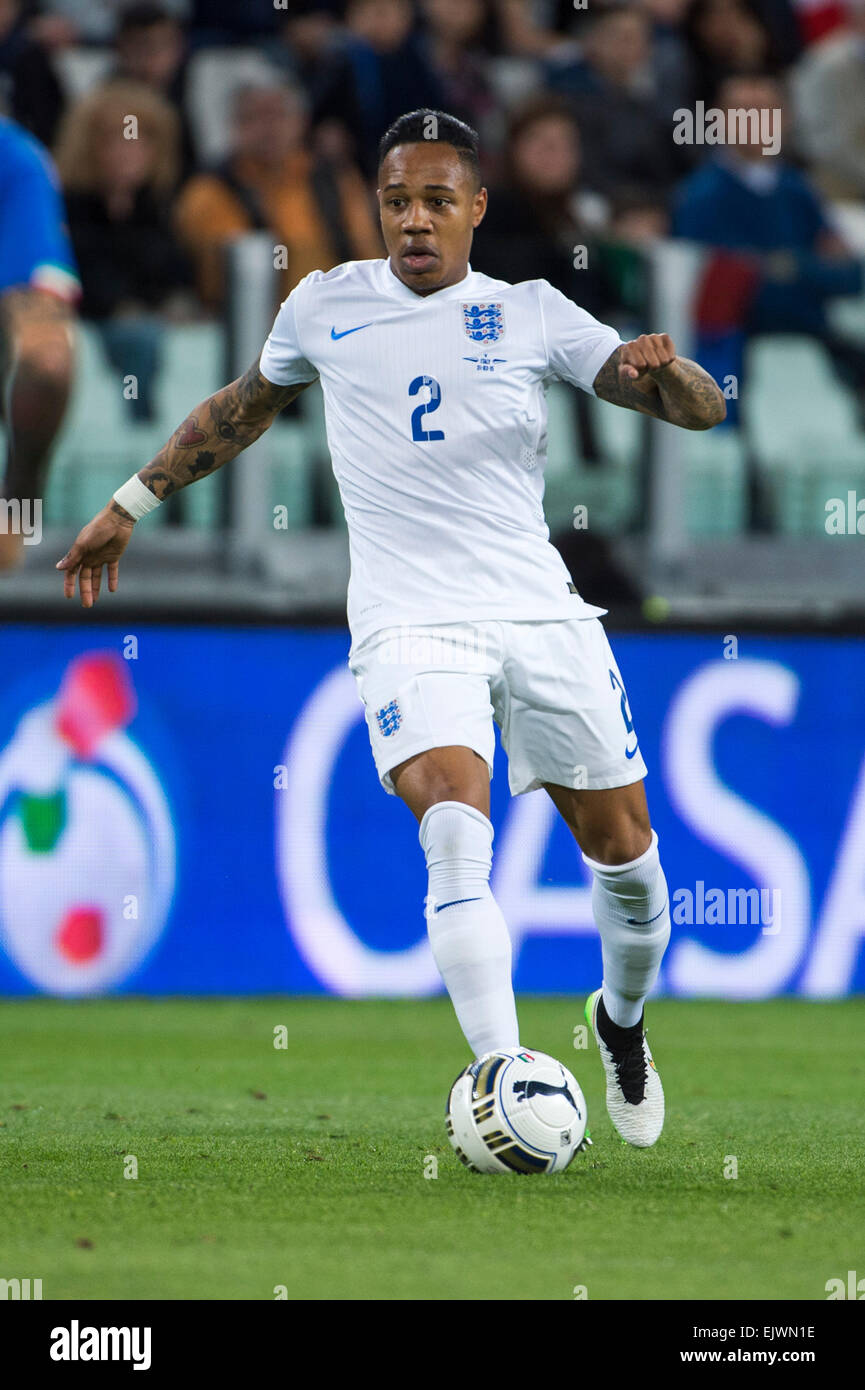 Turin, Italy. 31st Mar, 2015. Nathaniel Clyne (ENG) Football/Soccer ...