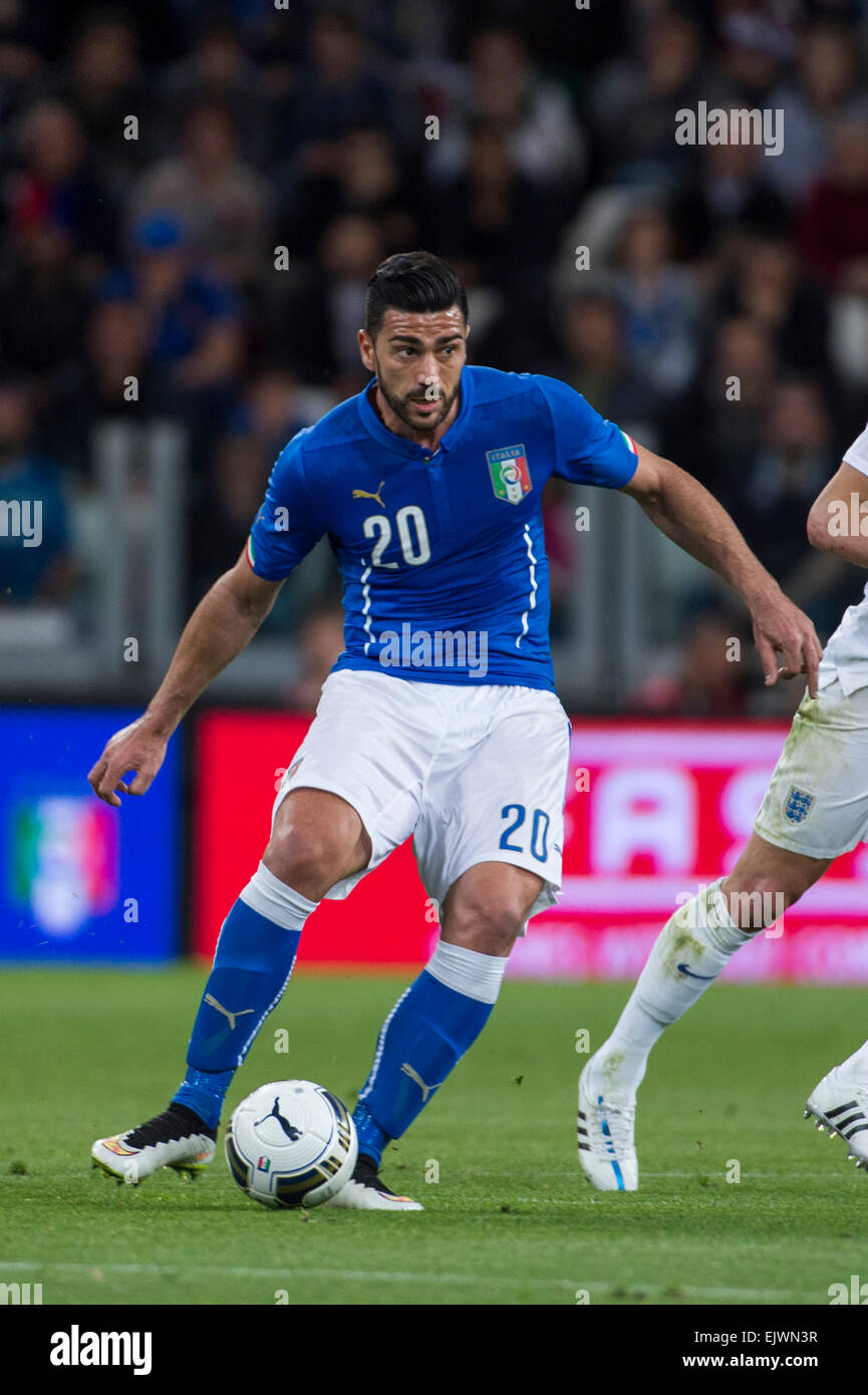 Turin, Italy. 31st Mar, 2015. Graziano Pelle (ITA) Football/Soccer ...