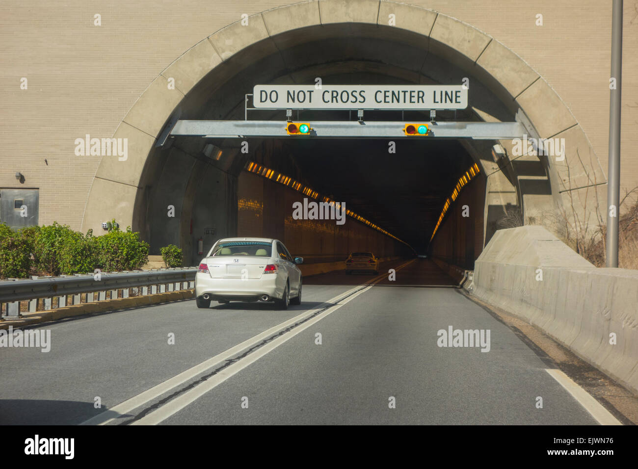 Twin bore road tunnel hi-res stock photography and images - Alamy