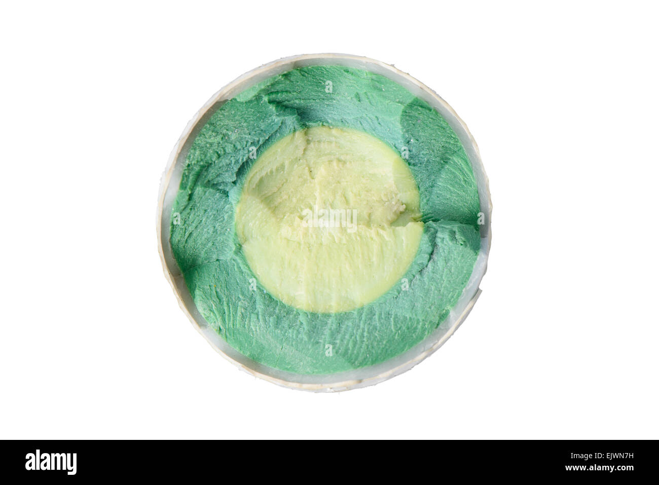 Macro images of Three layered Cross section of splited golf ball Stock ...