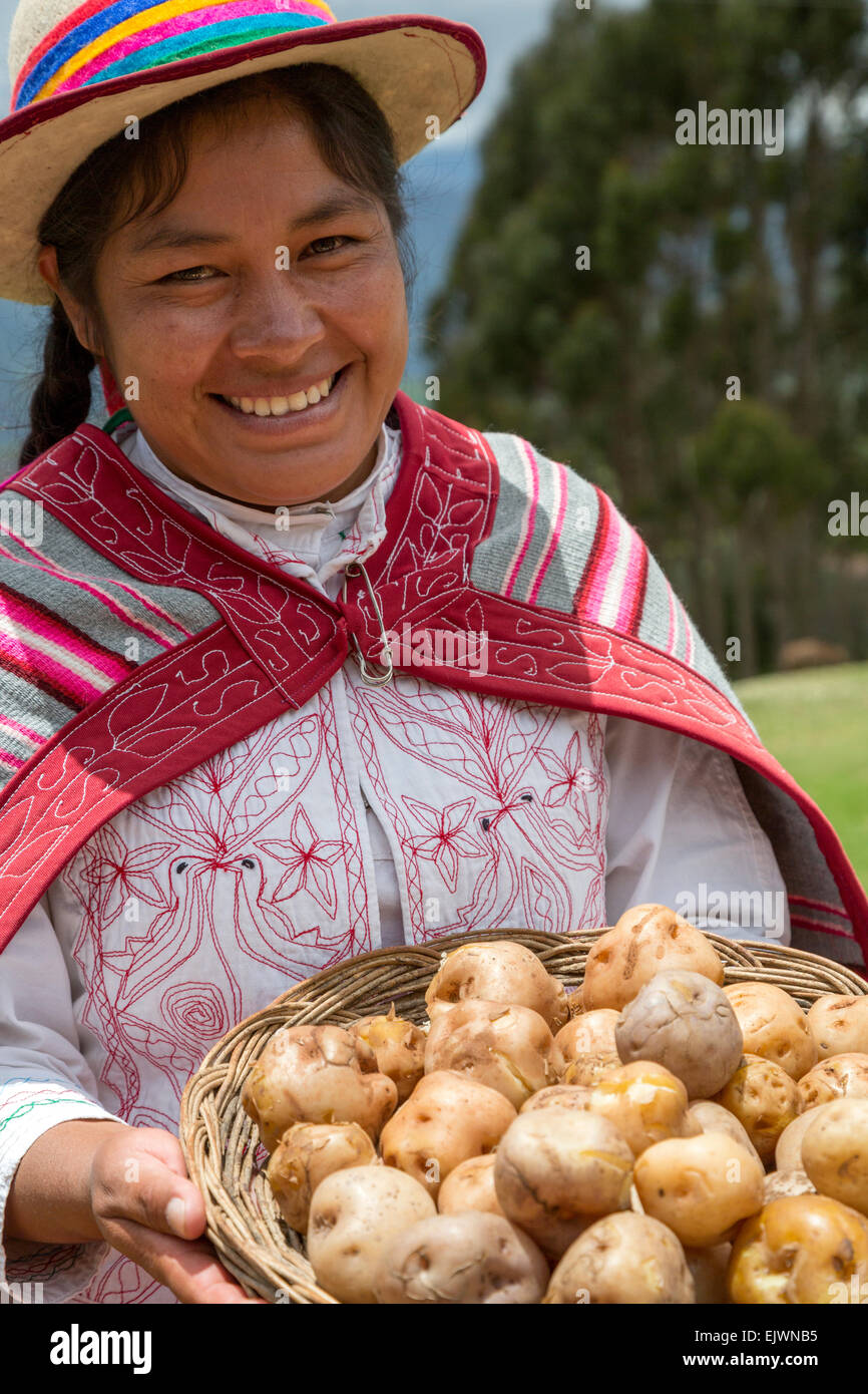 Peru, Urubamba Valley, Quechua Village of Misminay. Cultural Tourism ...