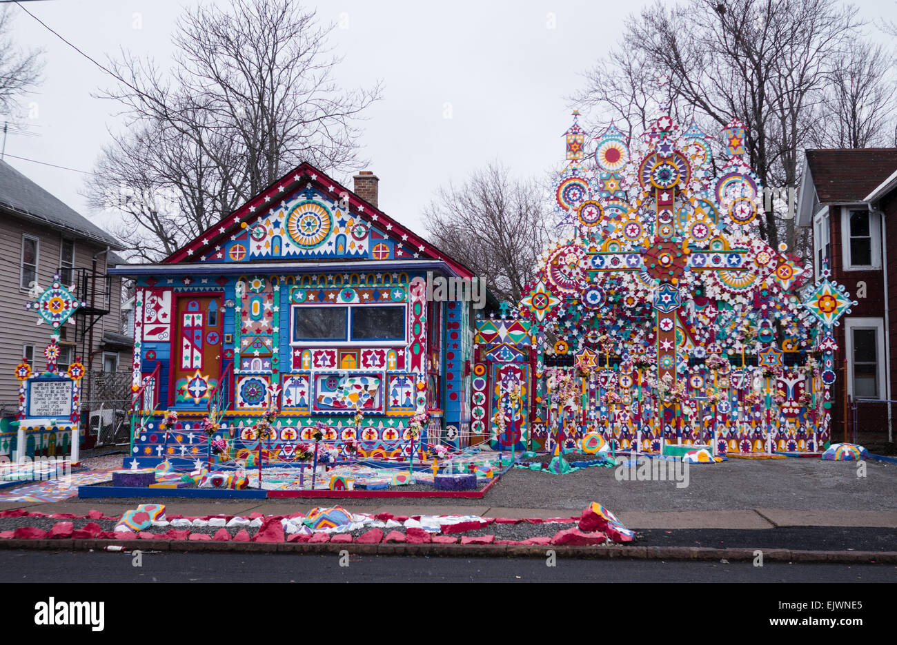 Prophet Isaiah Robertson house Niagara Falls NY Stock Photo - Alamy