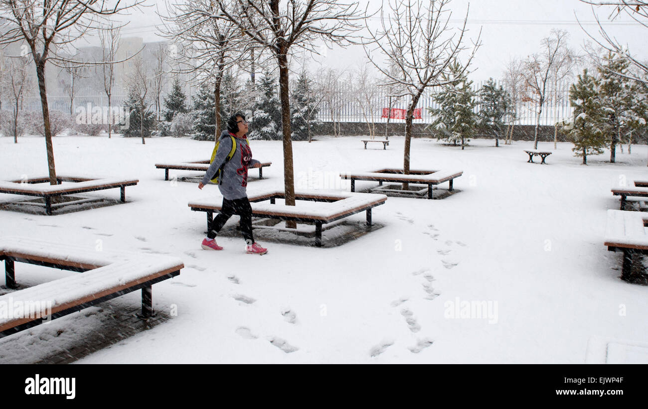 Chifeng, China's Inner Mongolia Autonomous Region. 2nd Apr, 2015. A ...