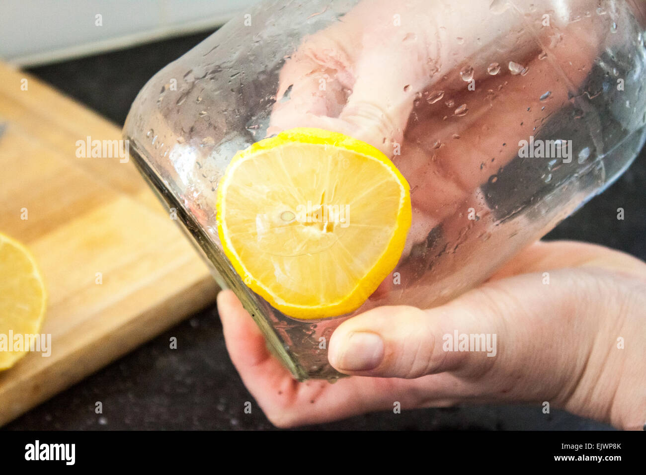 Rubbing lemon hi-res stock photography and images - Alamy