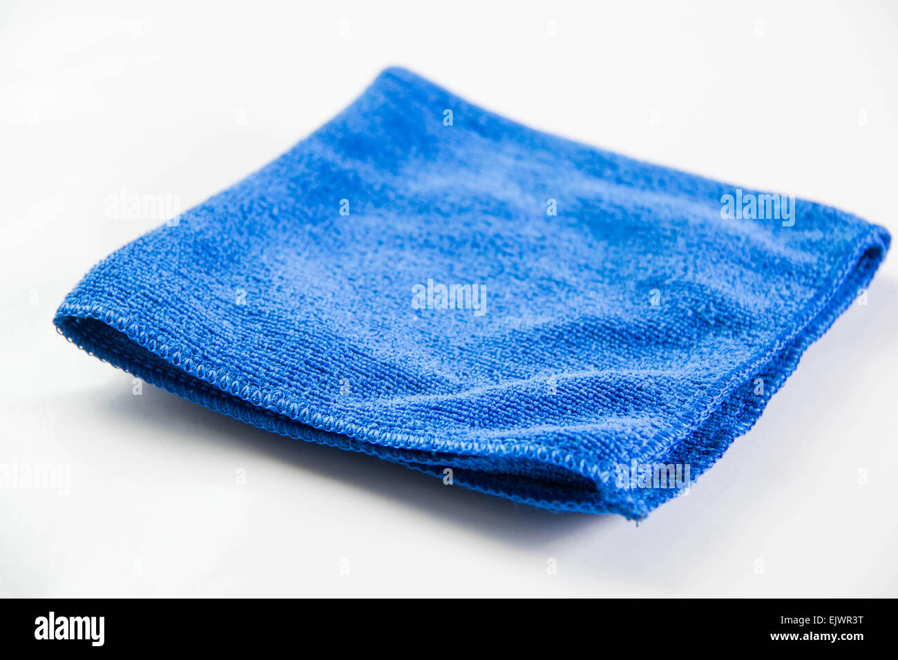 Cleaning blue wipes isolated on white background Stock Photo - Alamy