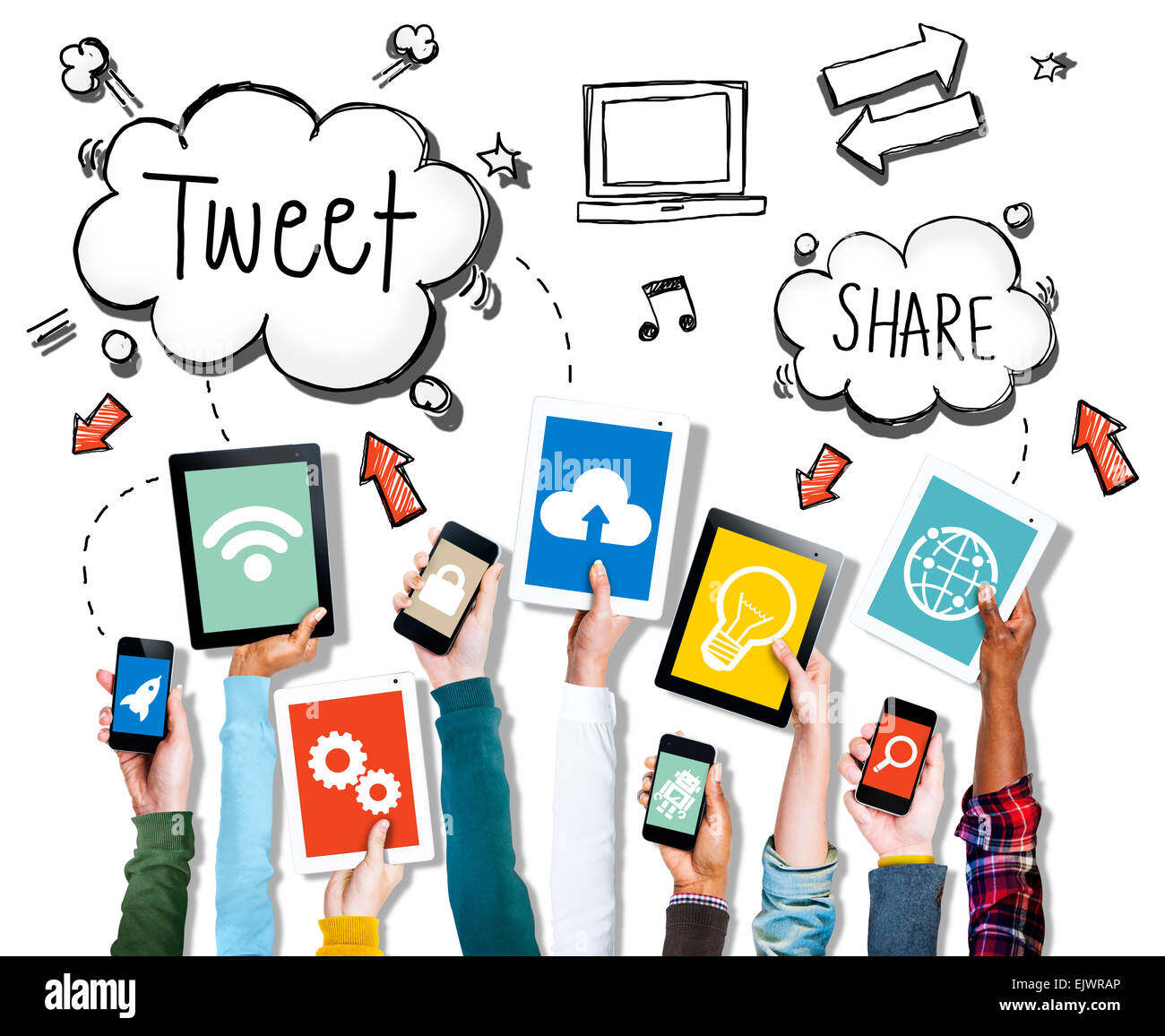 Electronic devices symbols hi-res stock photography and images - Alamy