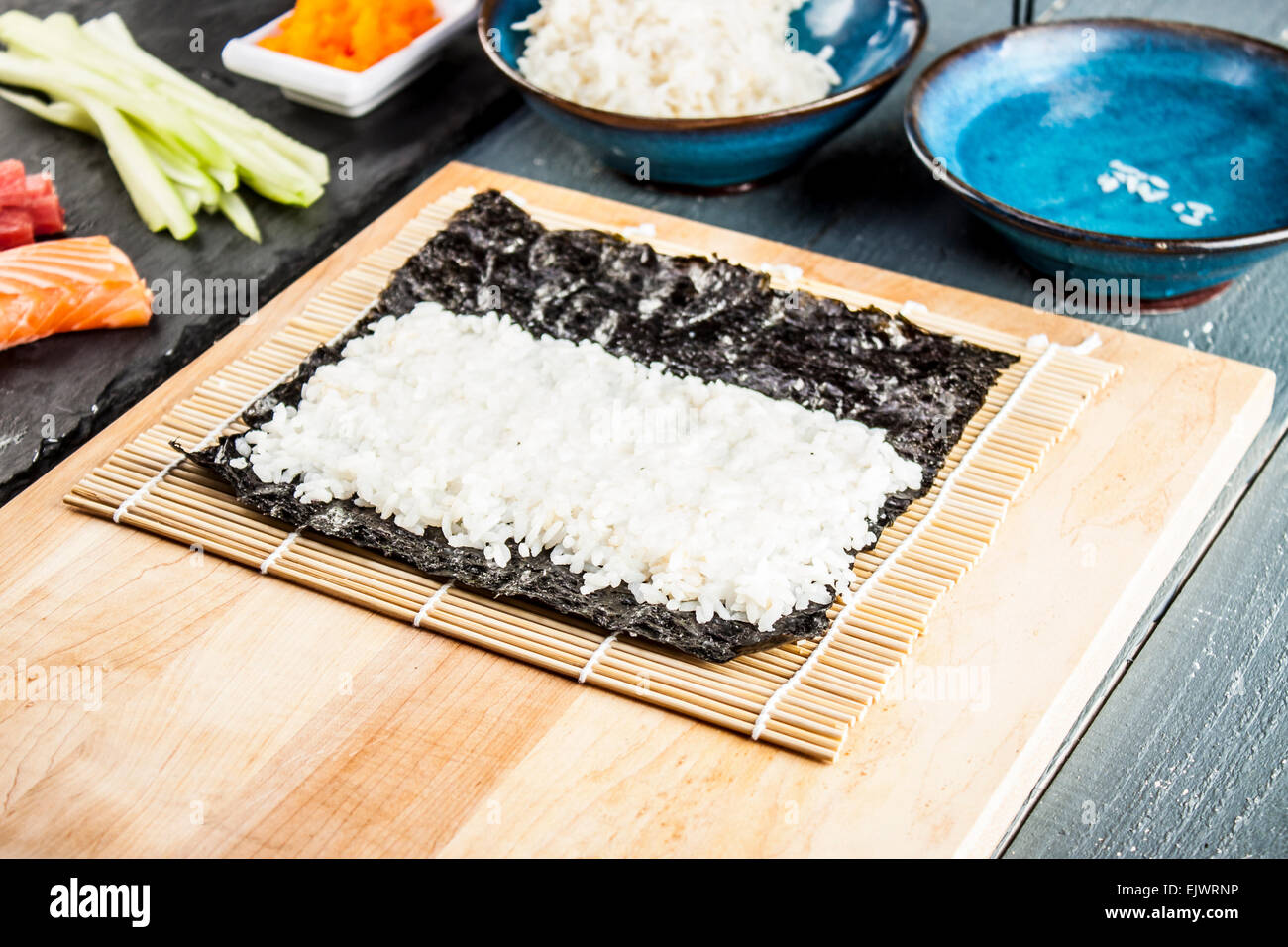 Seaweed rice roll hi-res stock photography and images - Alamy
