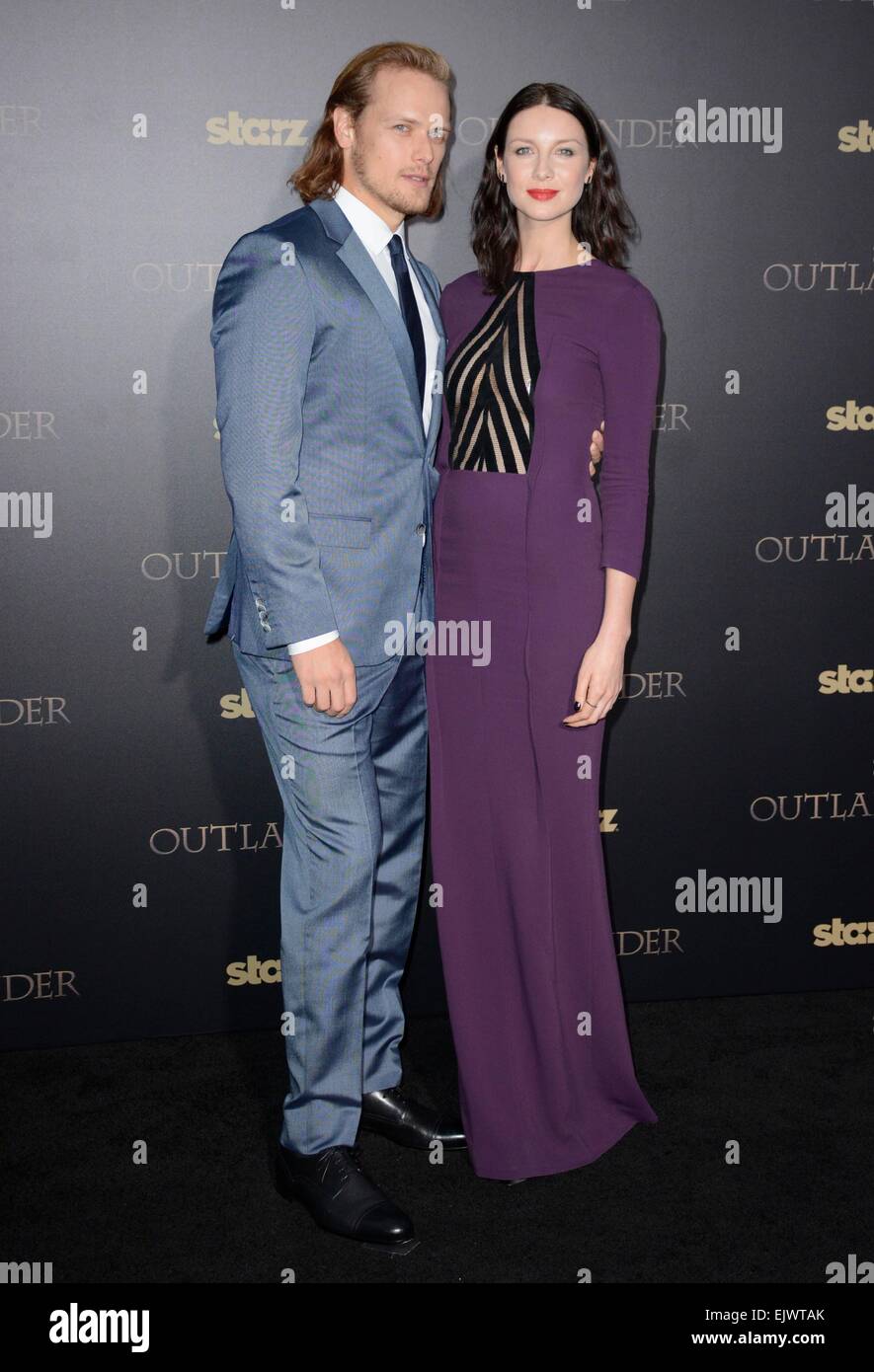Sam heughan and caitriona balfe hi-res stock photography and images - Alamy