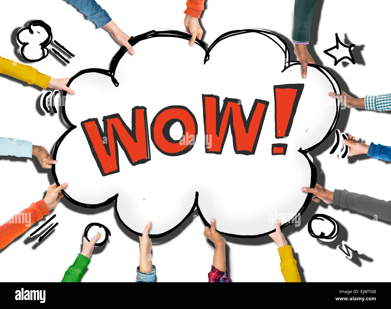 The word wow hi-res stock photography and images - Alamy