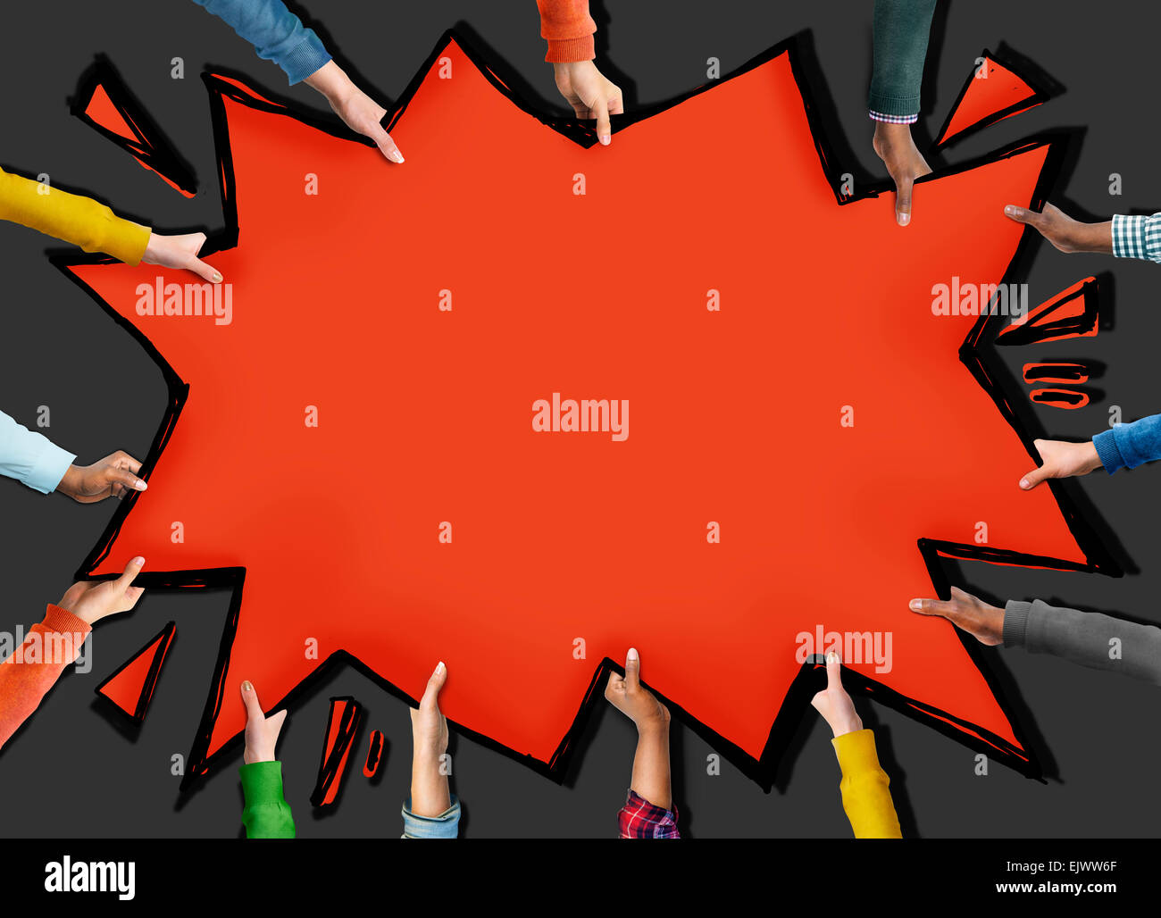 Burst explosion isolated comic hi-res stock photography and images - Alamy