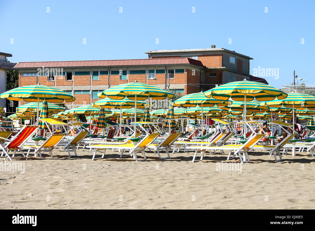 Bellaria Igea Marina, Rimini, Italy - August 14, 2014: Tourists ...